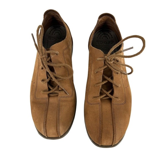 CROCS | Shoes | Crocs Mens Size 1 Suede Shoe Venture Brown Nubuck ...
